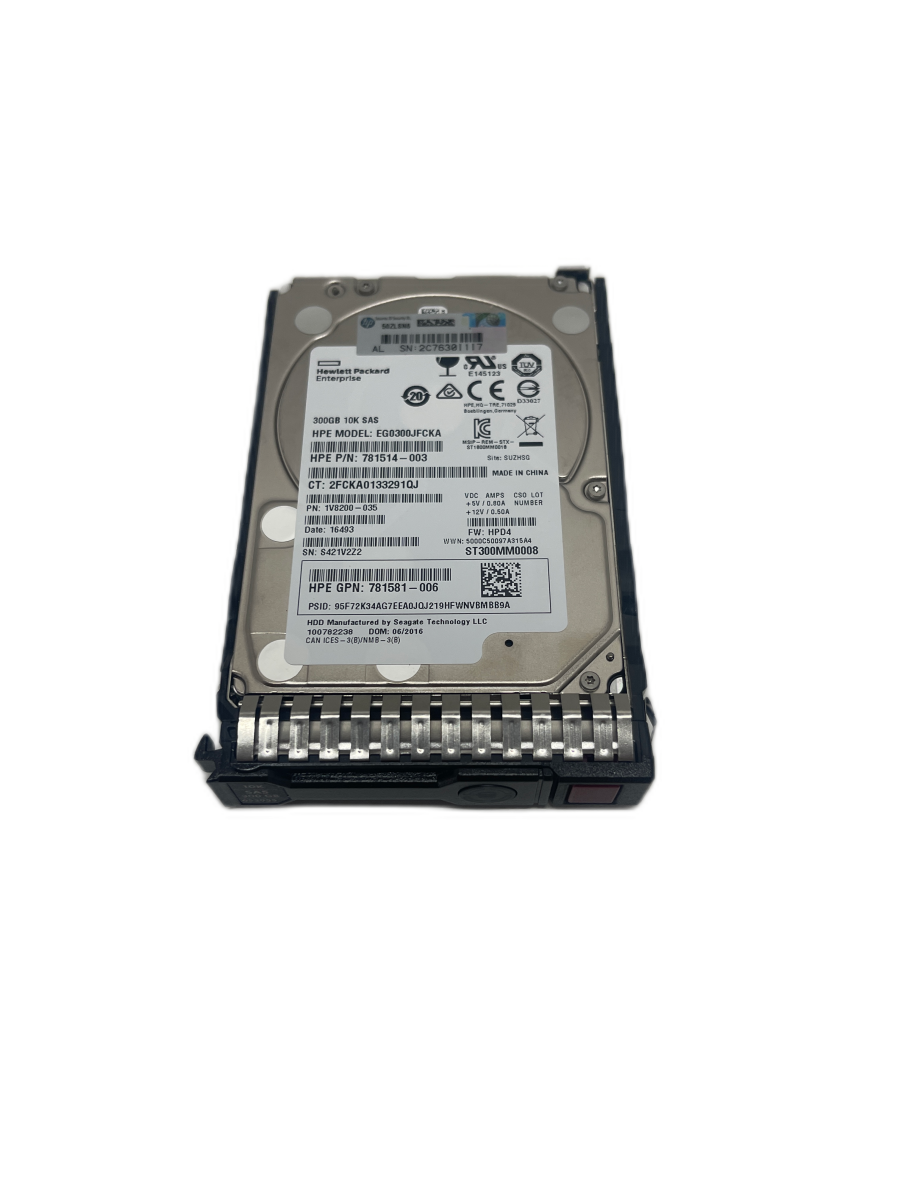 HP 781581-006 300 GB SAS Enterprise SFF 2,5 Zoll SAS 12 Gbit/s 10